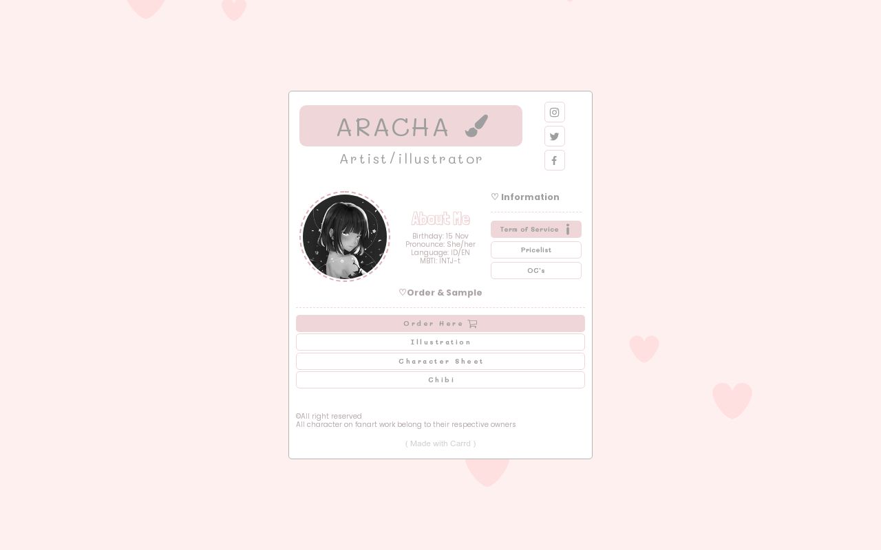 Aracha Card